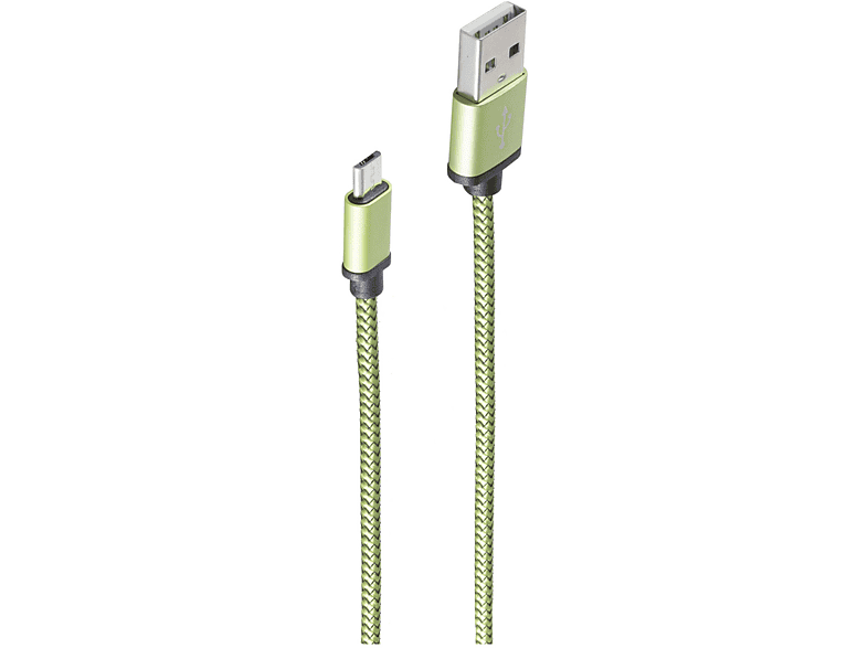 SHIVERPEAKS -USB Ladekabel, USB-A-Stecker auf USB Micro B Stecker ...