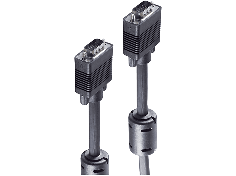SHIVERPEAKS -S-VGA-Monitorkabel, 2 x 15-pol. HDD-Stecker, geschirmt, 75 ...