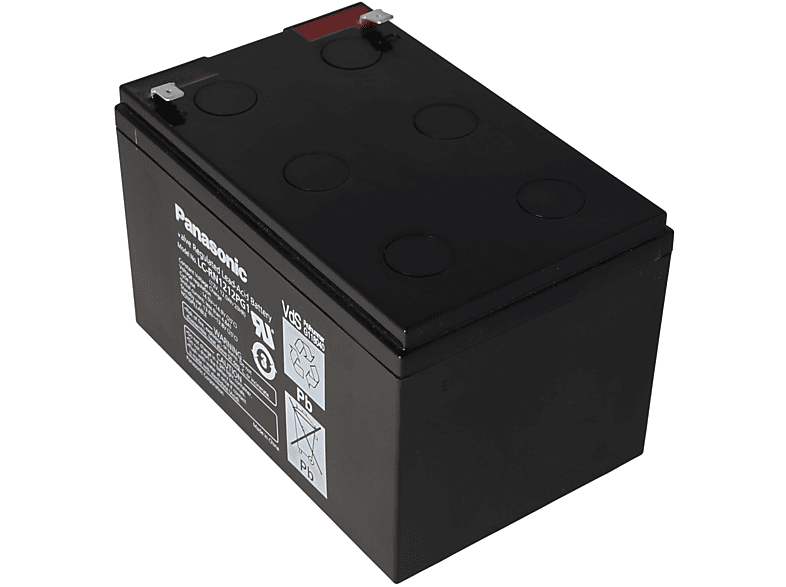 PANASONIC LC-RN1212PG1 Akku 12 Volt 12Ah Steckkontakte 6,3mm VdS ...