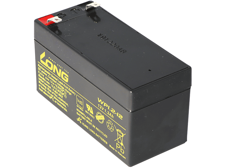 KUNG LONG Kung Long WP1.2-12, 12Volt, 1.2Ah VDS G104002, Fas Pb – Blei ...