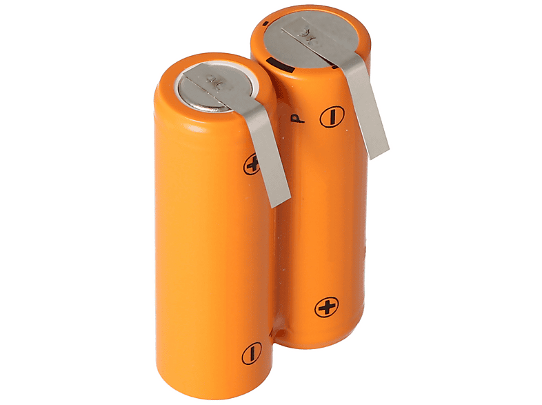 ACCUCELL Rasiererakku NiMH 2,4V 1200mAh mit Lötfahnen erset NiMH ...