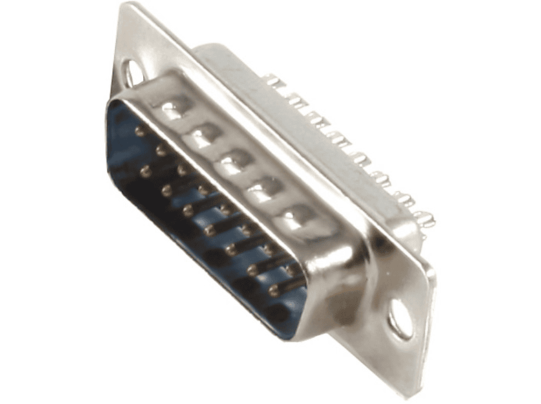 SHIVERPEAKS SUB-D-Lötstecker, 15-polig SUB-D Adapter, Silber | MediaMarkt