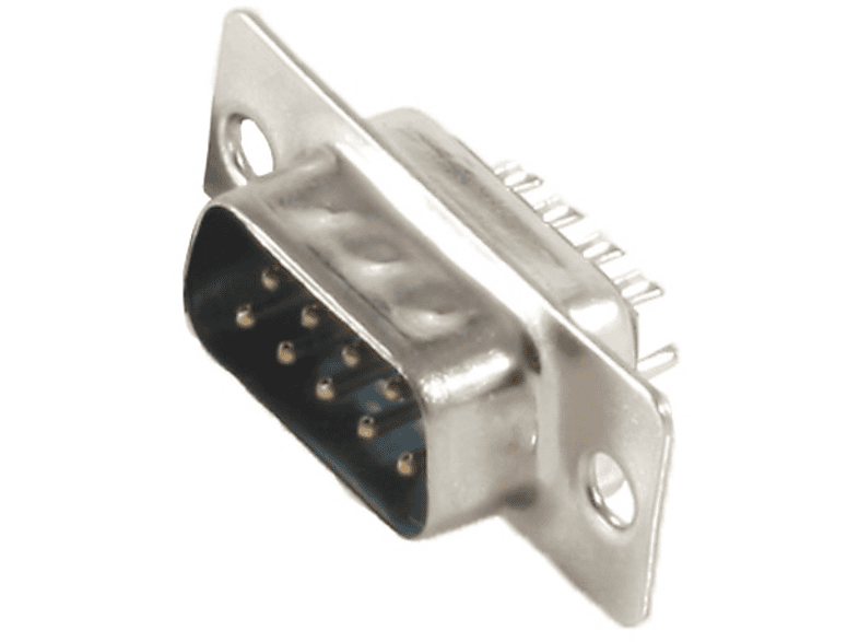 SHIVERPEAKS SUB-D-Lötstecker, 9-polig SUB-D Adapter, Dunkelgrau ...