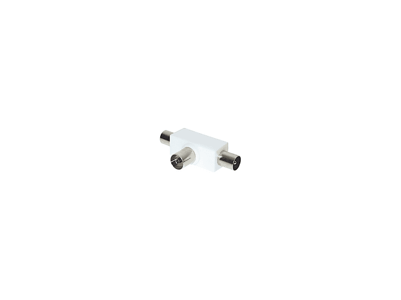 SHIVERPEAKS -T-Verteiler, 2 x Stecker und 1x Kupplung Antennen Stecker ...