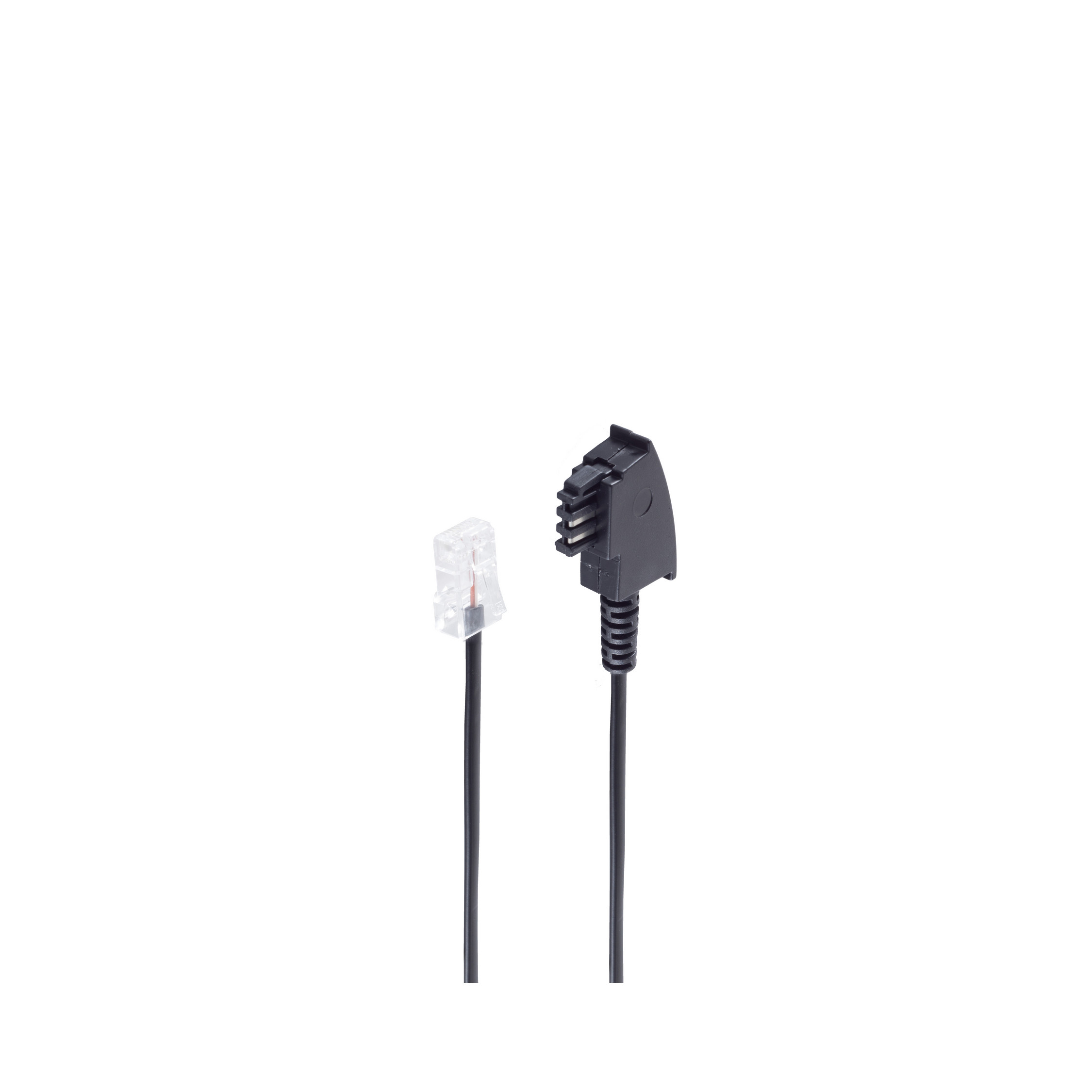 SHIVERPEAKS TAE-F-Stecker / RJ 45 Stecker A-4 B-5, 10m TAE ISDN Kabel ...