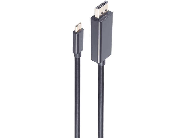 SHIVERPEAKS -Displayport Anschlusskabel. Displayport Stecker auf USB C ...