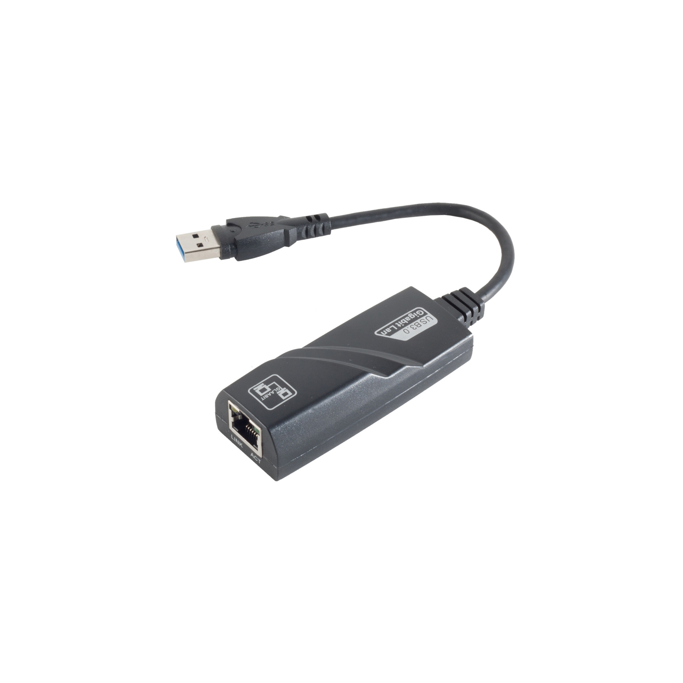 SHIVERPEAKS -Ethernet Adapter USB 3.0 A Stecker auf RJ45 Buchse ...