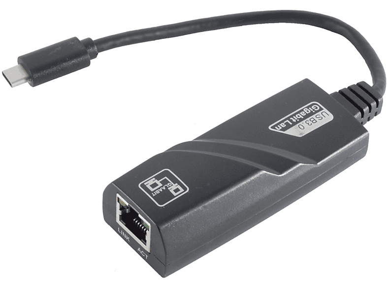 SHIVERPEAKS -Ethernet Adapter USB 3.1 C Stecker auf RJ45 Buchse ...