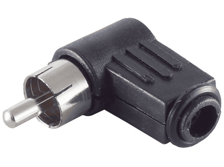 S/CONN MAXIMUM CONNECTIVITY Cinchstecker, Winkel, schwarz Cinch | SATURN