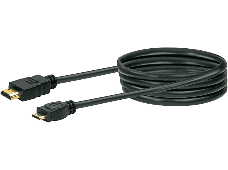 SCHWAIGER -HDMM15 533- High-Speed-HDMI-Kabel mit Ethernet HDMI-Mini ...