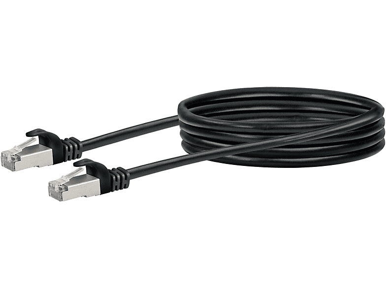 SCHWAIGER -CKB6010 053-, CAT 6 Netzwerkkabel (SF/UTP) RJ45 Stecker zu ...