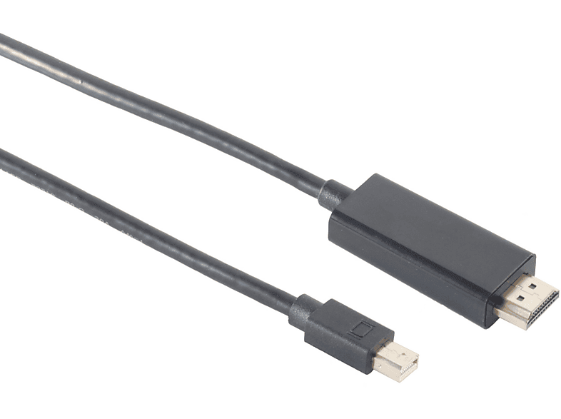 KABELBUDE Mini DP 1.4 Kabel, mDP-HDMI, 4K60Hz, 2,0m, Mini DisplayPort ...