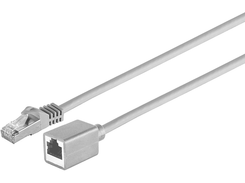 S/CONN MAXIMUM CONNECTIVITY RJ45 Patchkabelverlängerung S/FTP, grau ...