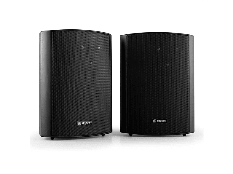 SKYTEC SKY-100 Wand-Lautsprecher, Schwarz | MediaMarkt