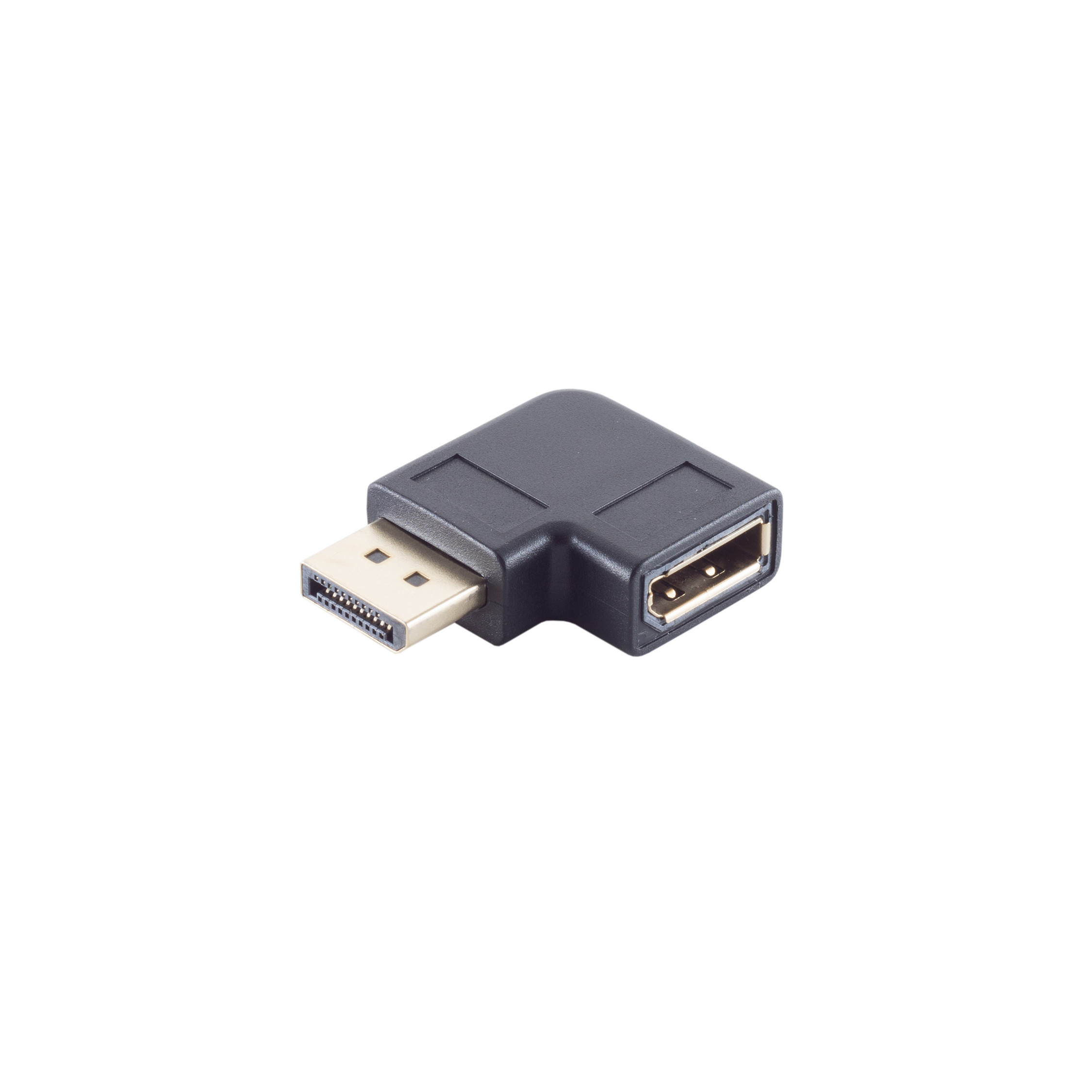 S/CONN MAXIMUM CONNECTIVITY Displayport 1.4 Adapter, 90° Winkel links ...