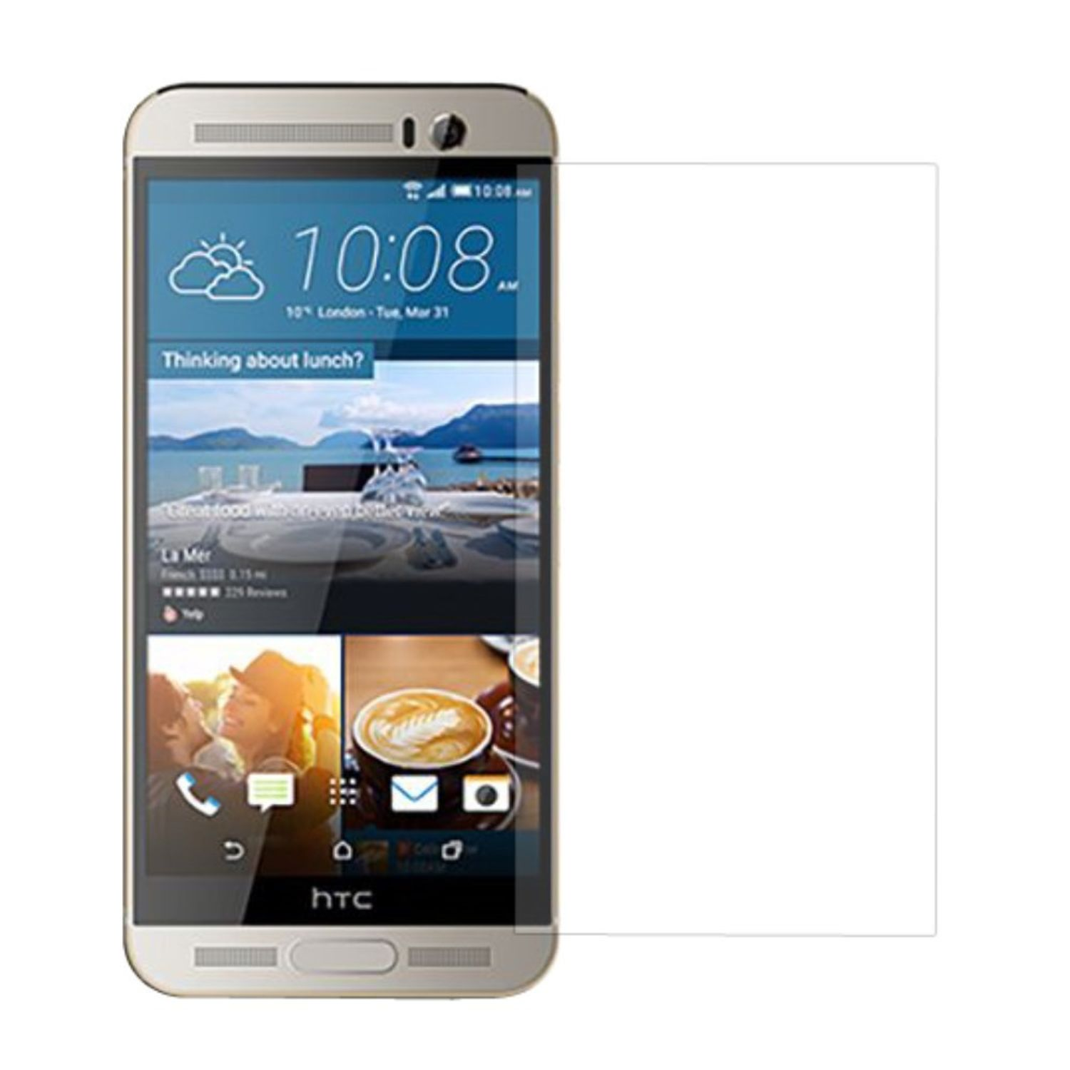 KÖNIG DESIGN 3er Pack Displayschutz Schutzfolie (für HTC One M9 Plus ...