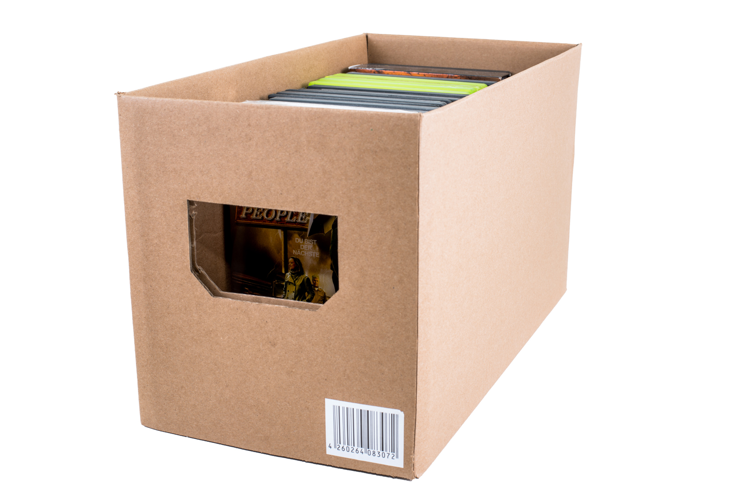 7EVEN Transport und Aufbewahrungs Karton Box, ideal für 7" Single ...