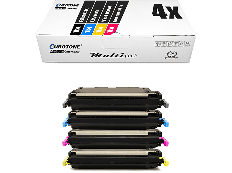 EUROTONE ET4393706 Toner Cartridge Mehrfarbig (HP Q2670A / 308A Q2671A ...