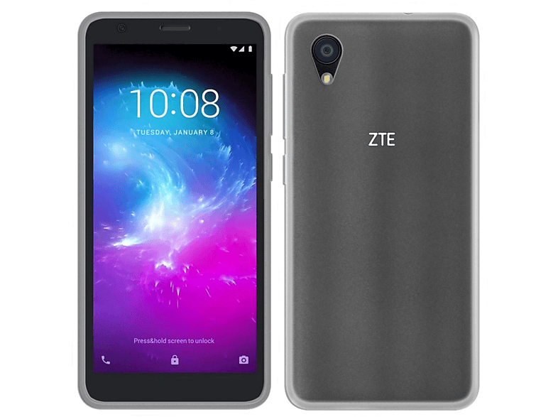 COFI Basic Cover, Bumper, ZTE, Blade L8, Transparent | SATURN