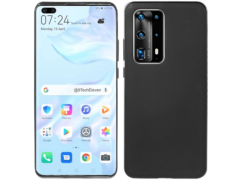 COFI cofi1453® Silikon Hülle Basic kompatibel mit HUAWEI P40 PRO Case ...