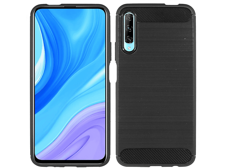 COFI Carbon-Look Case, Bumper, Huawei, P Smart Pro 2019, Schwarz ...