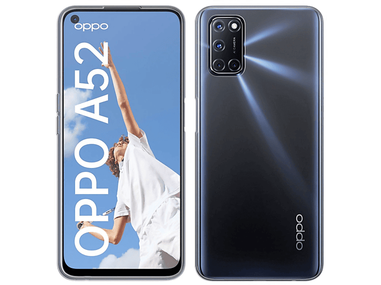 COFI cofi1453® Silikon Hülle Basic kompatibel mit Oppo A52 Case TPU ...