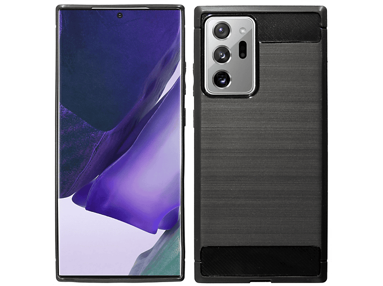 COFI Carbon-Look Case, Bumper, Samsung, Galaxy Note 20 Ultra, Schwarz | MediaMarkt