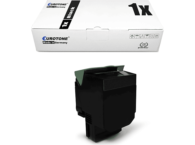 EUROTONE ET3931497 Toner Cartridge Schwarz (Lexmark 78C20K0 / 78C20KE ...