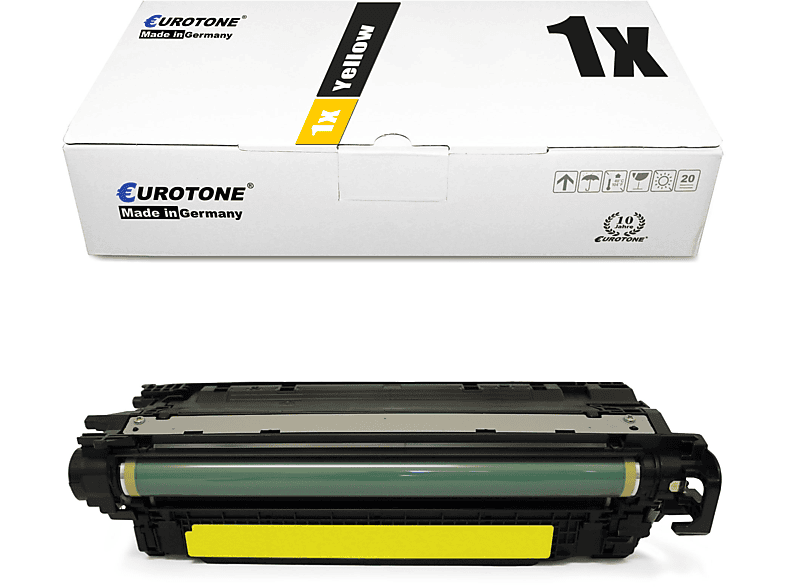 EUROTONE ersetzt HP CE402A / 507A Toner Cartridge Yellow (CE402A / 507A ...