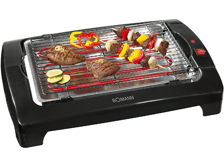 BOMANN Elektro-Grill Tisch-Barbecue-Grill 2000 Watt Cool-Touch BQ 1240 ...