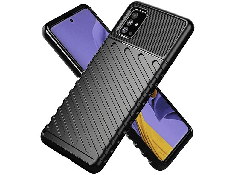 COFI Thunder Case, Bumper, Samsung, Galaxy A51, Schwarz | MediaMarkt