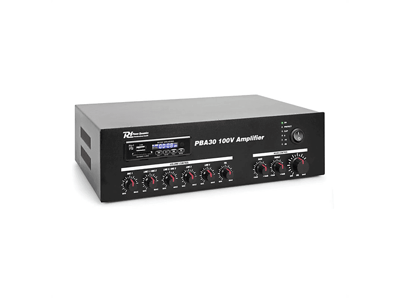 POWER DYNAMICS PBA30 100V PA-Verstärker, Schwarz | MediaMarkt
