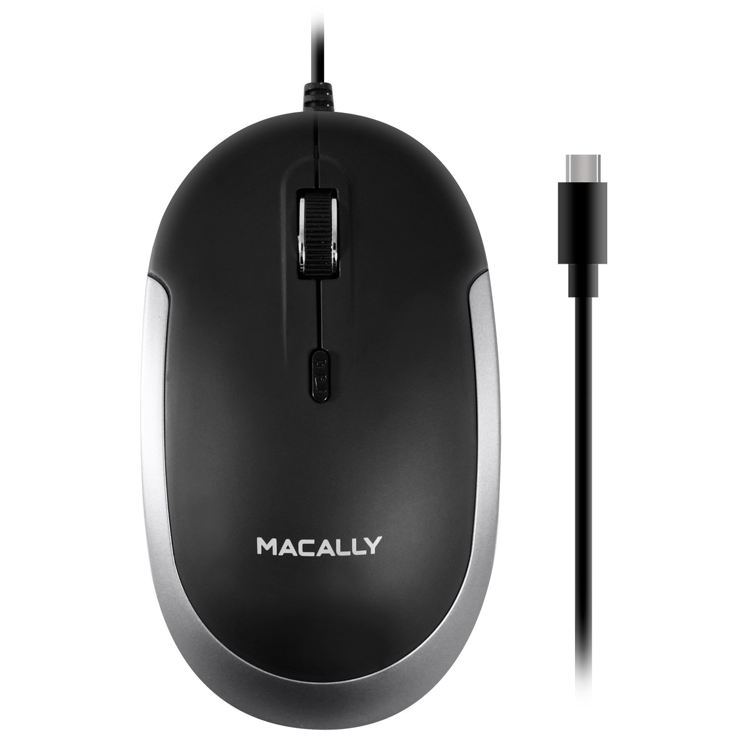 MACALLY UCDYNAMOUSE USB-C-Maus, Schwarz | MediaMarkt