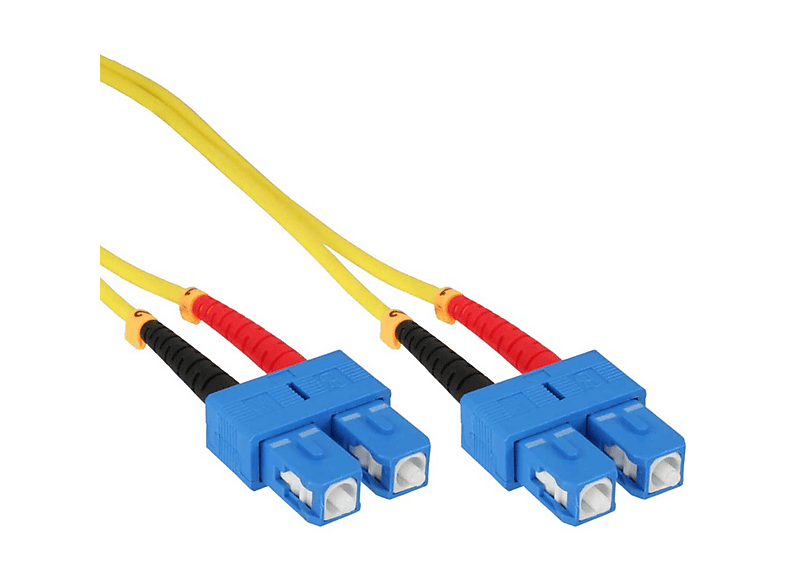 INLINE LWL Duplex Kabel SC/SC 9/125µ, Patchkabel LWL, 15 Meter | MediaMarkt