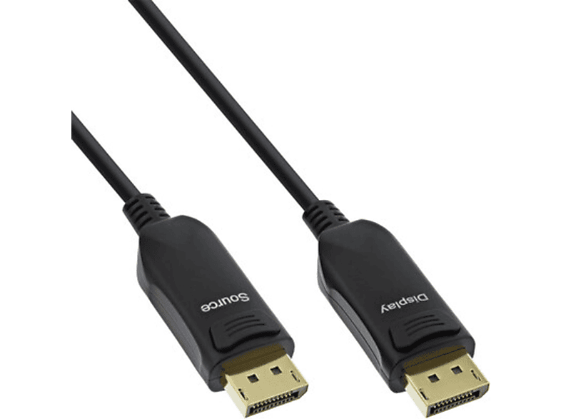 INLINE DisplayPort 1.4 AOC Kabel Displayport, schwarz | MediaMarkt