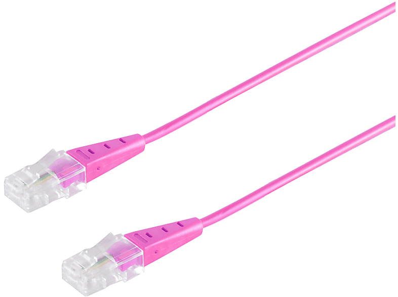 S/CONN RJ45 Stecker/RJ45 Stecker Rund 4-adrig magenta 2m ISDN ...