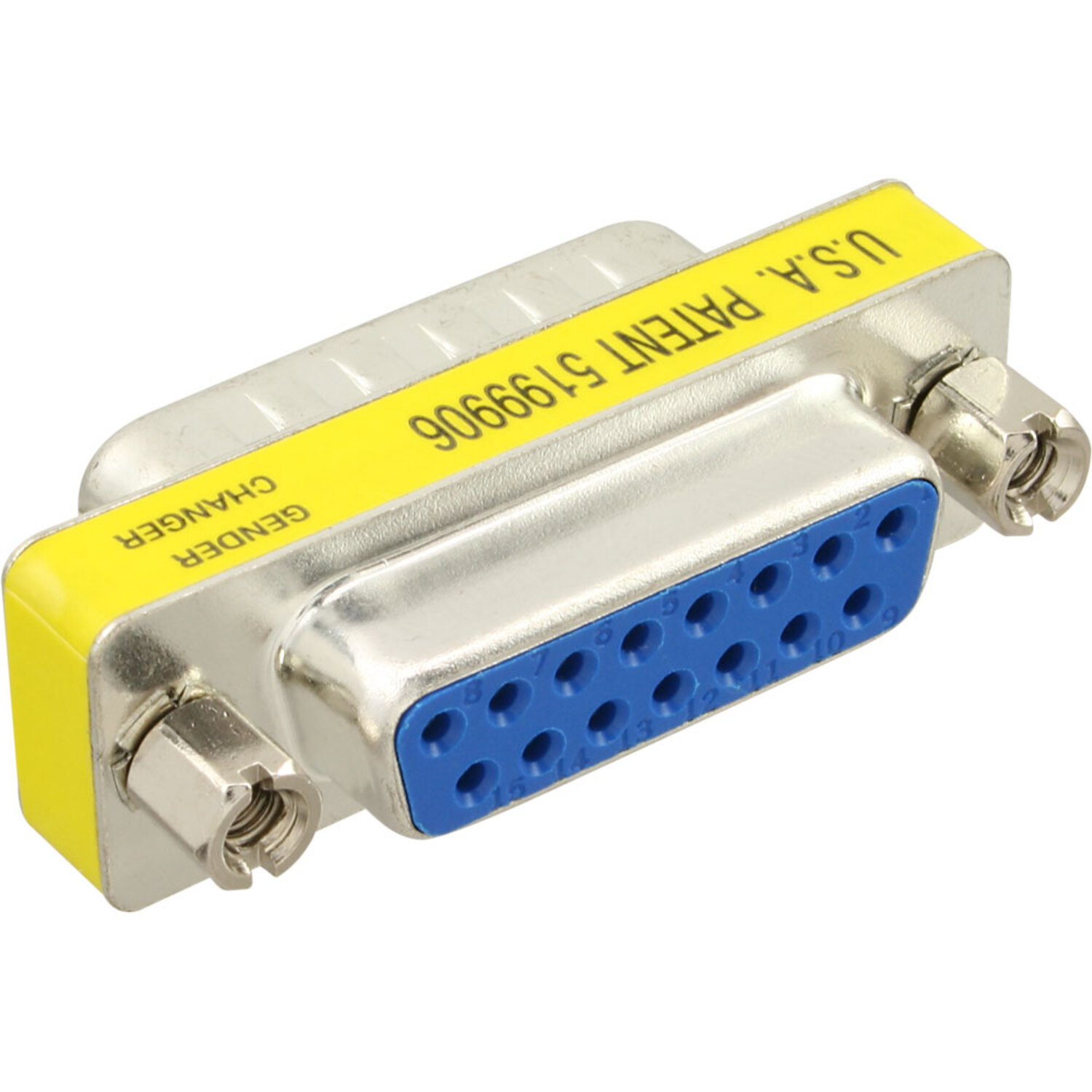 INLINE InLine® Mini-Gender-Changer, 15pol (Game), Stecker / Buchse ...