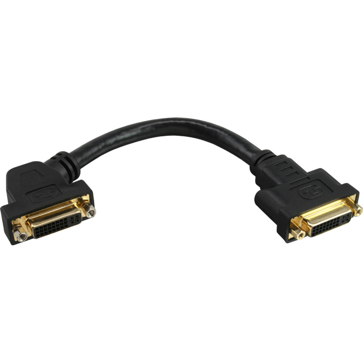 INLINE InLine® DVI-I Adapterkabel, 24+5 DVI Buchse auf Buchse, zum Einbau, / DVI zu DVI / DFP ...