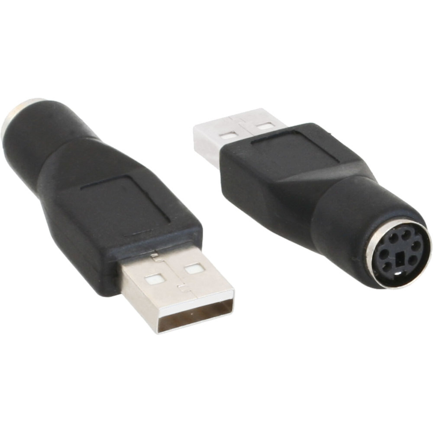 INLINE InLine® USB PS/2 Adapter, USB Stecker A auf Buchse Adapter ...