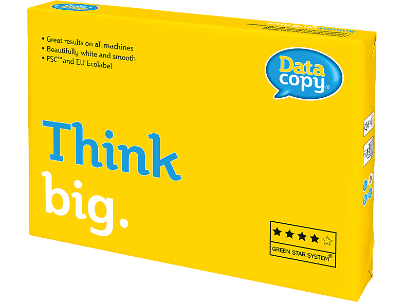 DATA COPY Kopierpapier 521840 A3 80g ws 500 Bl./Pack. Kopierpapier A3 1 ...