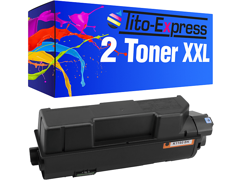 TITO-EXPRESS PLATINUMSERIE Kyocera TK-1160 XXL Toner black (1T02RY0NL0 ...