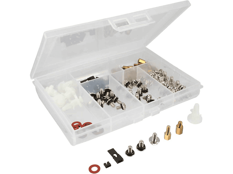 INLINE InLine® PC-Schraubenset, 96-teilig, für PC-Montage Installation ...