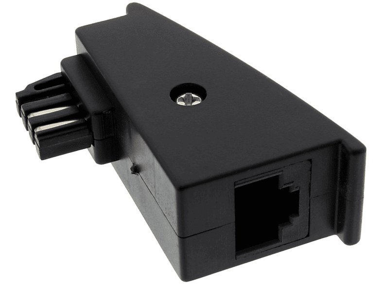 INLINE InLine® TAE-F Adapter, Stecker auf RJ45 Buchse, 8P2C für ...