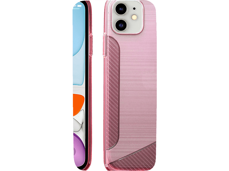 COFI S-Line Cover, Bumper, Apple, iPhone 11, Rosa | MediaMarkt