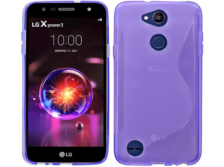 COFI S-Line Cover, Bumper, LG, X Power 3, Violett | SATURN
