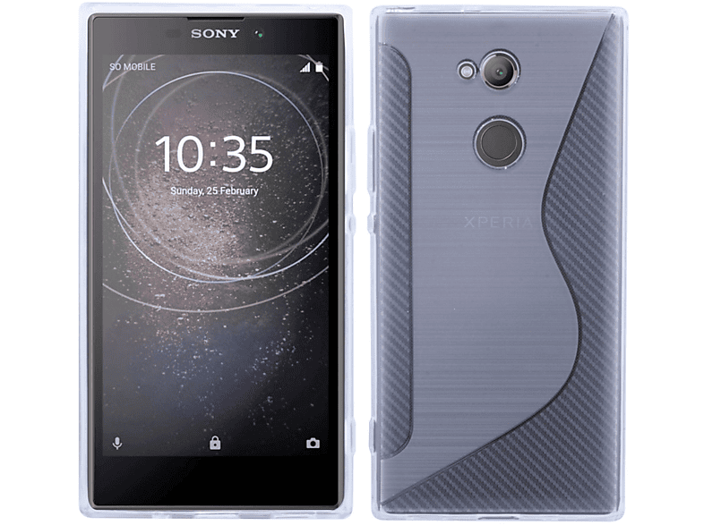 COFI S-Line Cover, Bumper, Sony, Xperia L2, Transparent | SATURN