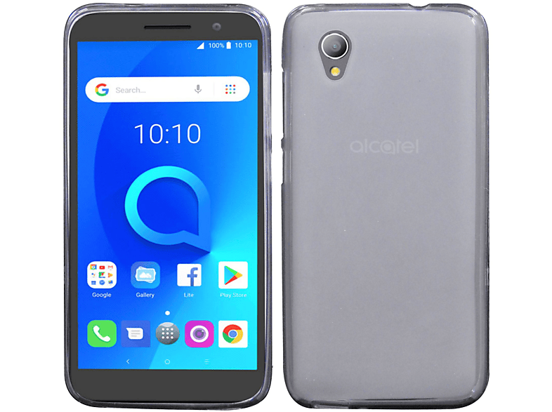 COFI Silikon Hülle Case, Bumper, Alcatel, 1, Grau | MediaMarkt