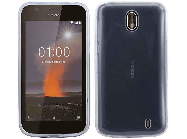 COFI NOKIA 1//Silikon Hülle Tasche Case Zubehör Gummi Bumper Schale Schutzhülle Zubehör in ...