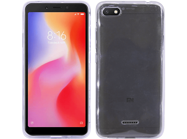 COFI Silikon Hülle Case, Bumper, Xiaomi, Redmi 6A, Transparent | SATURN