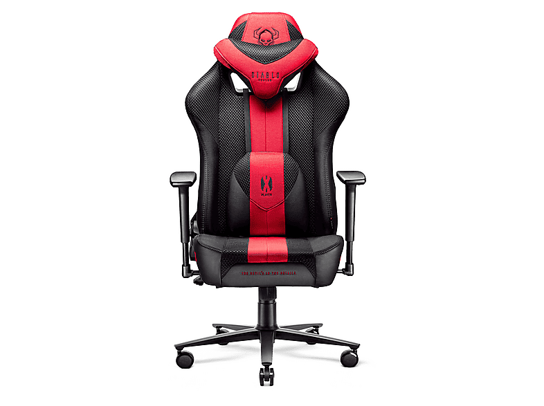 DIABLO CHAIRS X-PLAYER 2.0 KING Gaming Stuhl, Schwarz-Rot | MediaMarkt